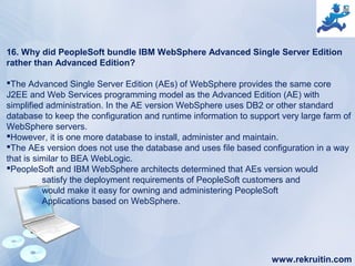 PeopleSoft Interview Questions - Part 1 | PPT