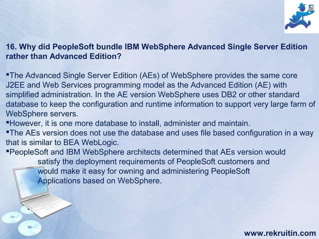 PeopleSoft Interview Questions - Part 1 | PPT