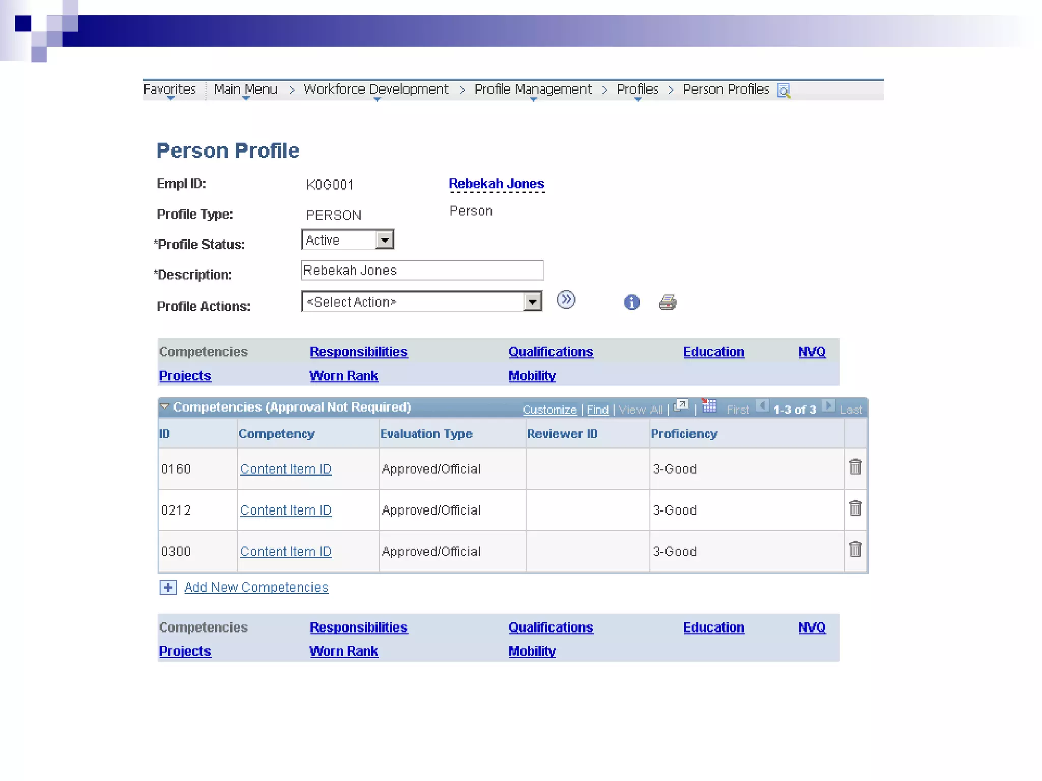 People soft profile management 9 1 | PPT