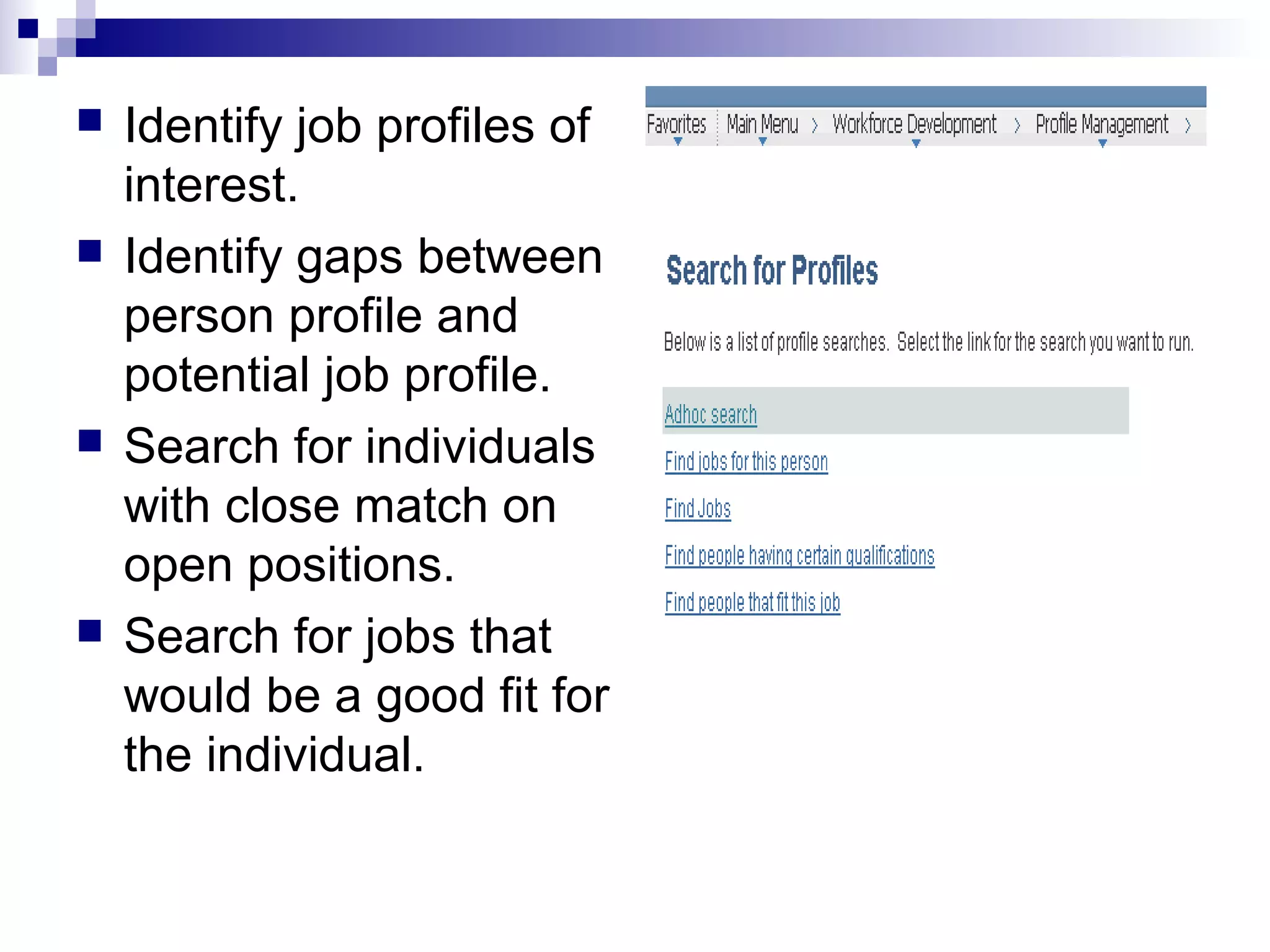 People soft profile management 9 1 | PPT