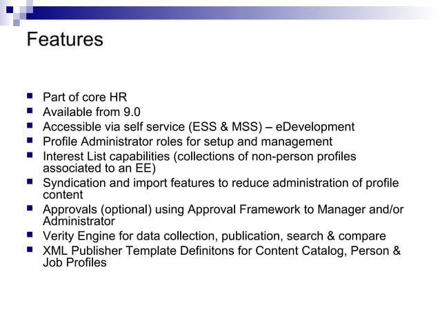 People soft profile management 9 1 | PPT