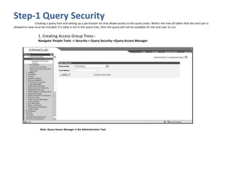 Peoplesoft Query Overview | PPSX | Databases | Computer Software and Applications