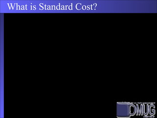 People Soft Standard Costing Dmug | PPT