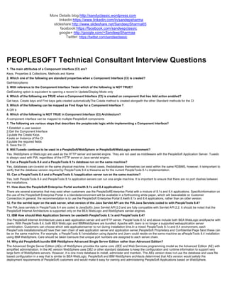 Peoplesoft technical consultant interview questions | PDF