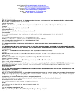 Peoplesoft technical consultant interview questions | PDF