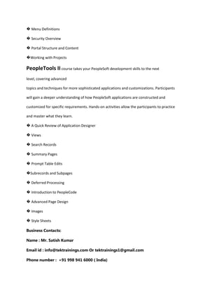 Peoplesoft technical short | PDF