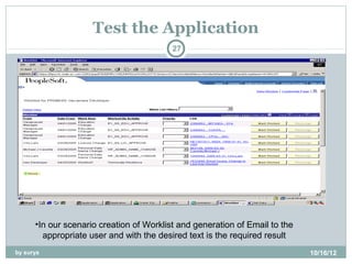 People soft workflow by surya 2 | PPT