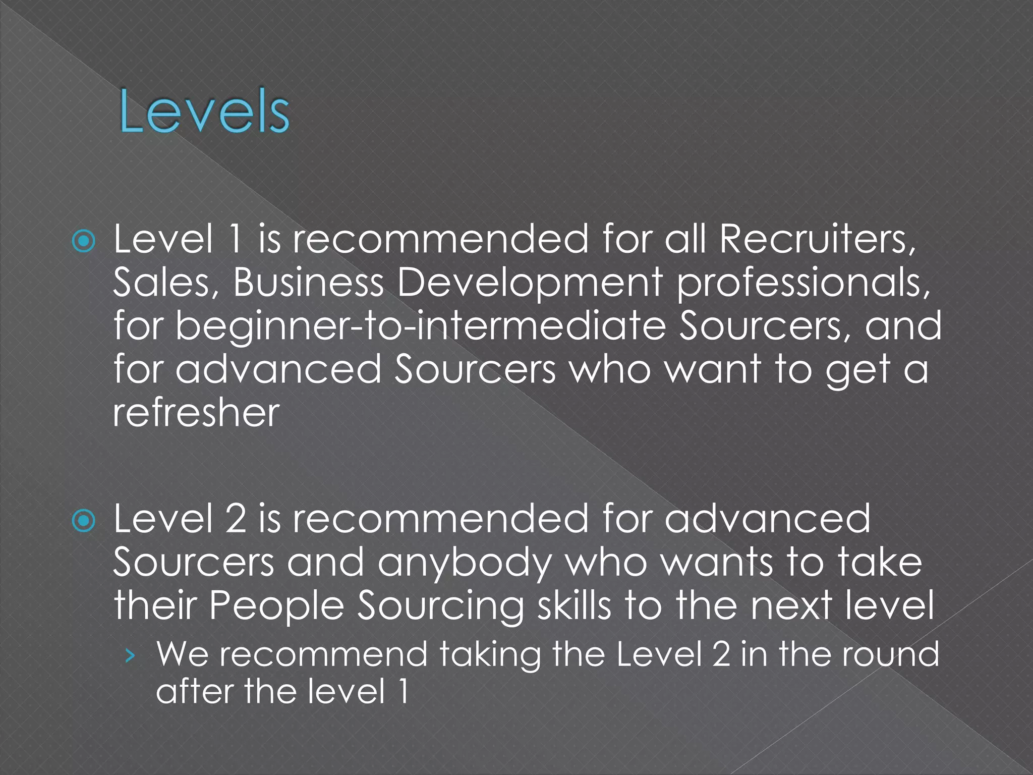 People sourcing certifications-info-session | PDF | Search | Internet