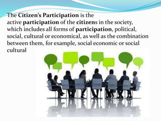 Peoples' Participation in Local Governance | PPTX