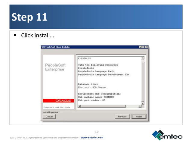 PeopleTools 8.52 Client Install Guide | PPT