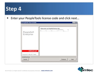 PeopleTools 8.52 Client Install Guide | PPT
