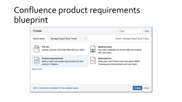 Lean Requirements с помощью Confluence product requirements blueprint ...