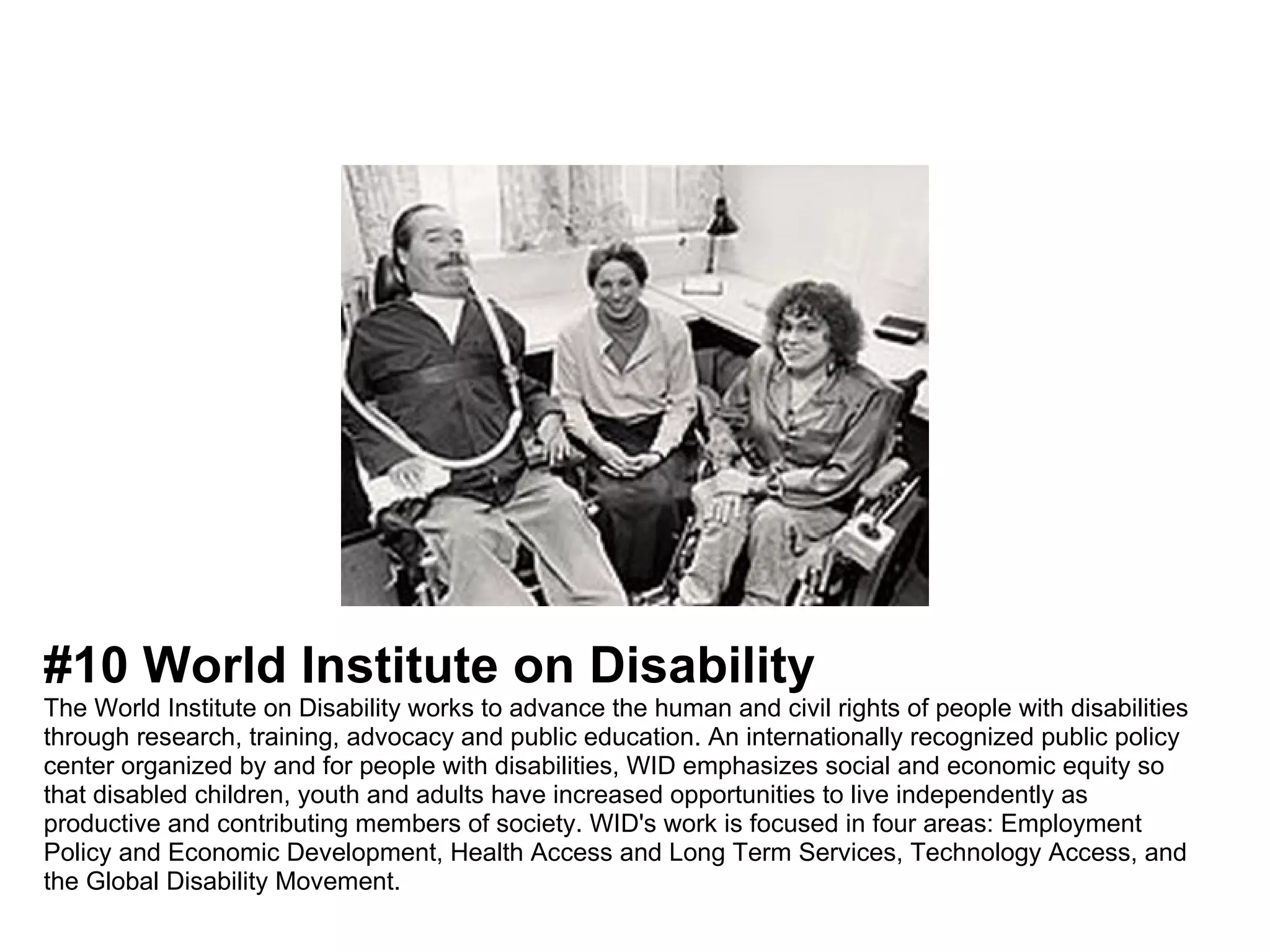 High-Impact Nonprofits Working with People with Disabilities | PPT ...