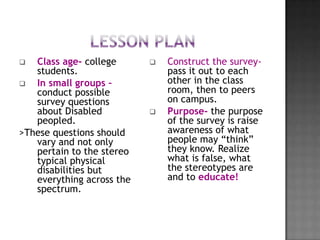 People with disabilities powere point. | PPTX