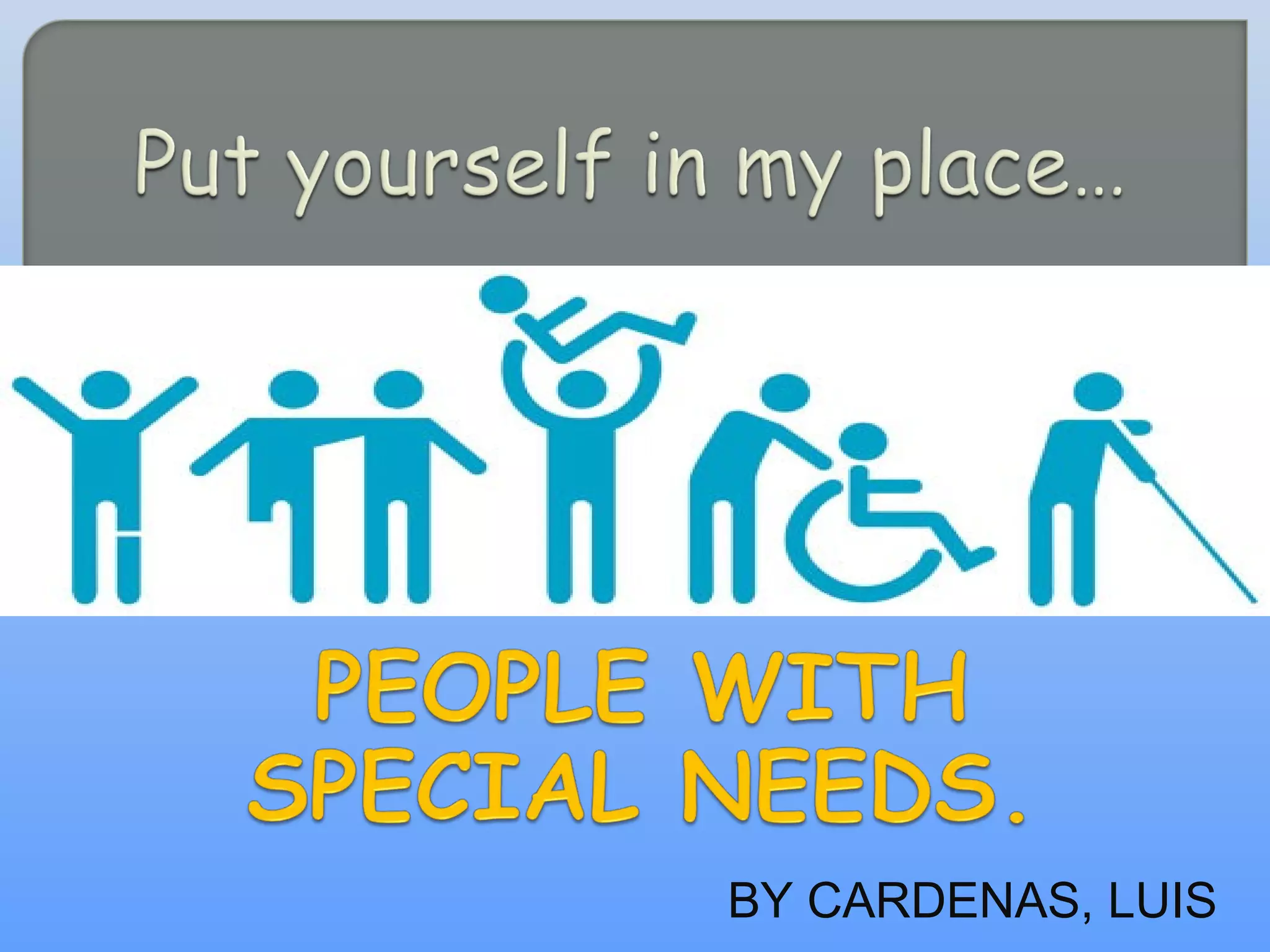 People with special needs | PPT