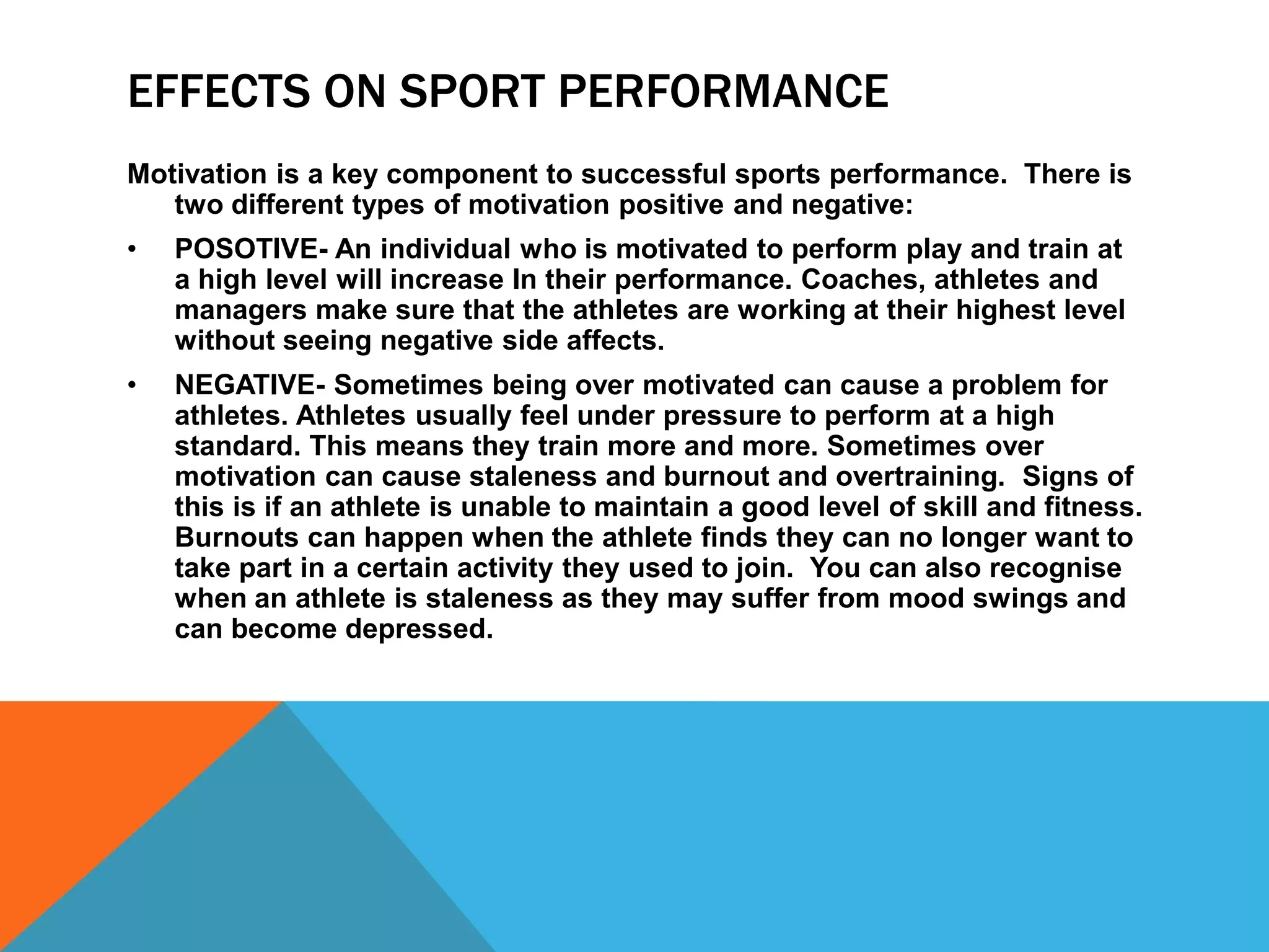 Unit 17 Psychology In Sport | PPTX