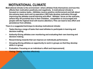 Unit 17 Psychology In Sport | PPTX