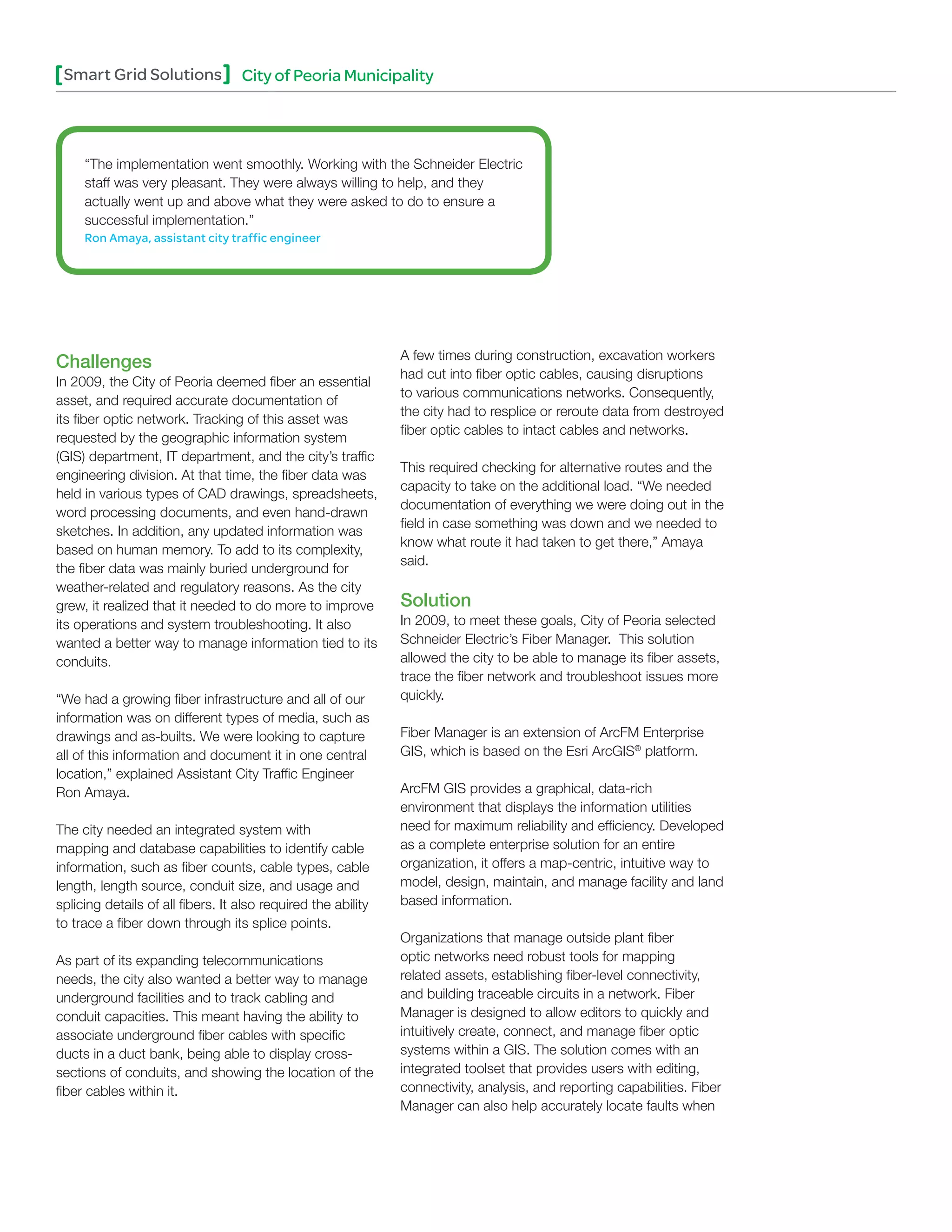 [Case study] City of Peoria Municipality: Getting the most impact for GIS technology investments ...