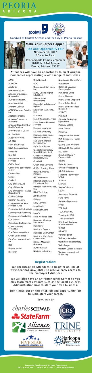 Peoria Regional Job Fair Employer Listing | PDF | Job Fairs | Job Search