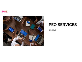 The Best PEO Services Provider in India | PPTX