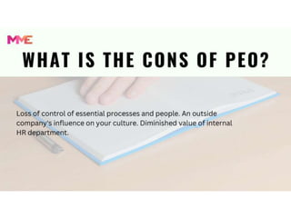 Know All About PEO Services Pros And Cons | PPTX