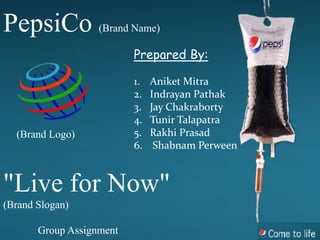 PEPSICO PPT ON MARKETING | PPTX