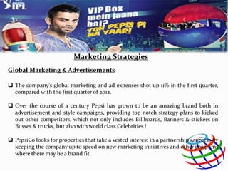 PEPSICO PPT ON MARKETING | PPTX