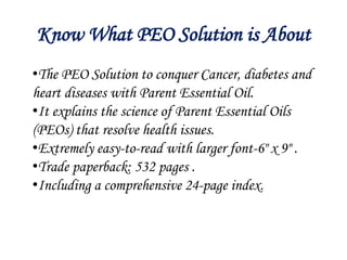 Prof. Brian Peskin's Book | PEO Solution | PPTX