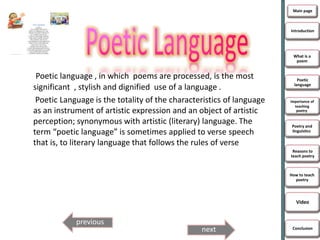 Peotry in teaching | PPTX