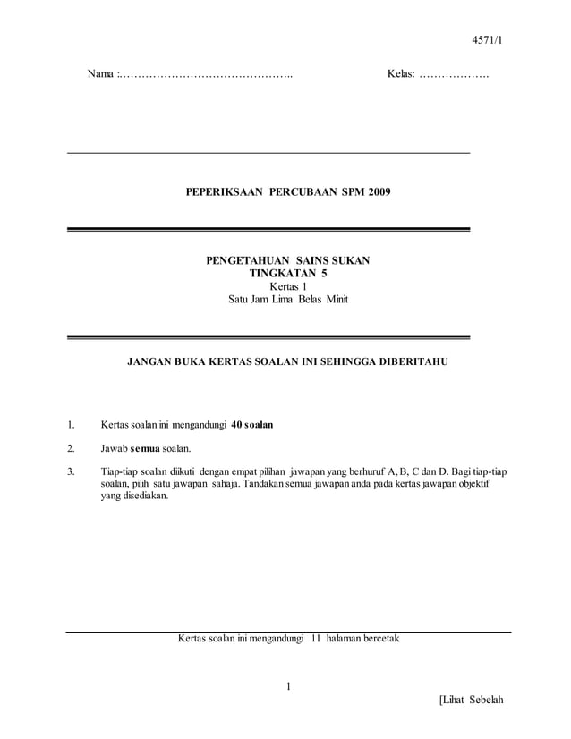 Pep percubaan-sains-sukan-kertas-1 | DOC