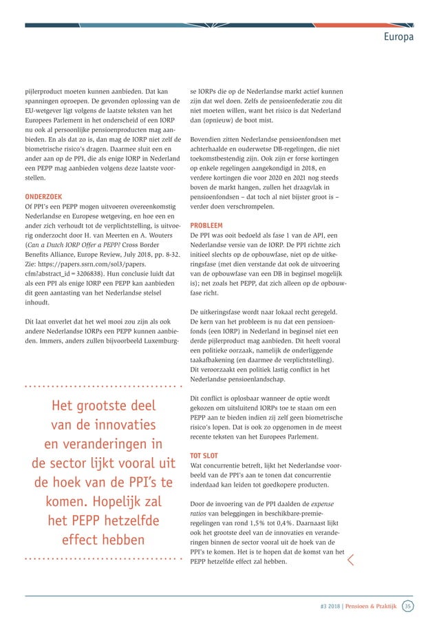 Pep201803 hans van meerten en tim burggraaf | PDF