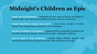 Midnight’s Children: Nation and Narrative | PPTX