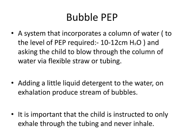 Pep devices | PPTX | Lung and Respiratory Health | Diseases and Conditions