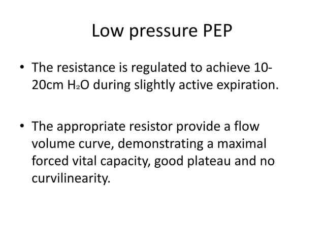 Pep devices | PPTX | Lung and Respiratory Health | Diseases and Conditions
