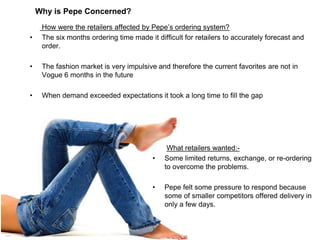 Pepe jeans case study presentation | PPT