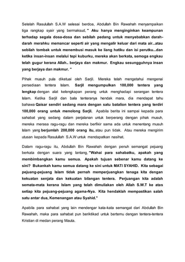 Peperangan Di Medan Mauta Pdf