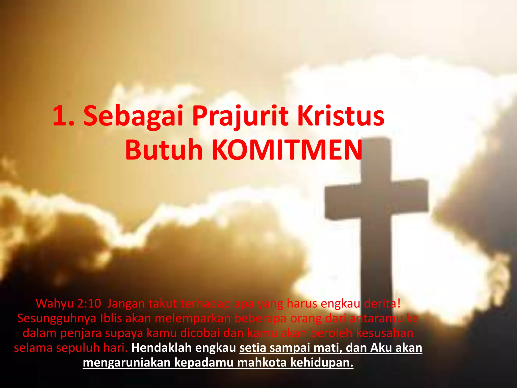 Peperangan rohani | PPTX