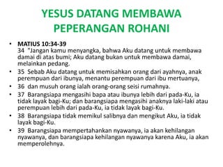 Peperangan rohani | PPTX