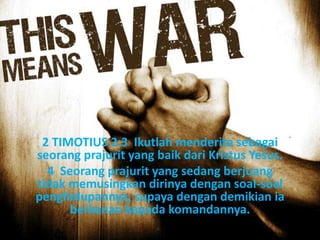 Peperangan rohani | PPTX