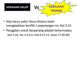 Peperangan rohani (ps Chris Hukubun) | PPTX