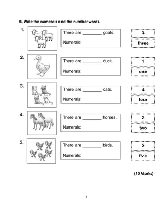 Ujian english year1 paper 2 KSSR | DOCX