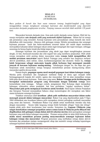 SMK SULTAN ISMAIL, JOHOR BAHRU-SKEMA BAHASA MELAYU KERTAS 2 -PEPERIKSAAN PERTENGAHAN TAHUN ...