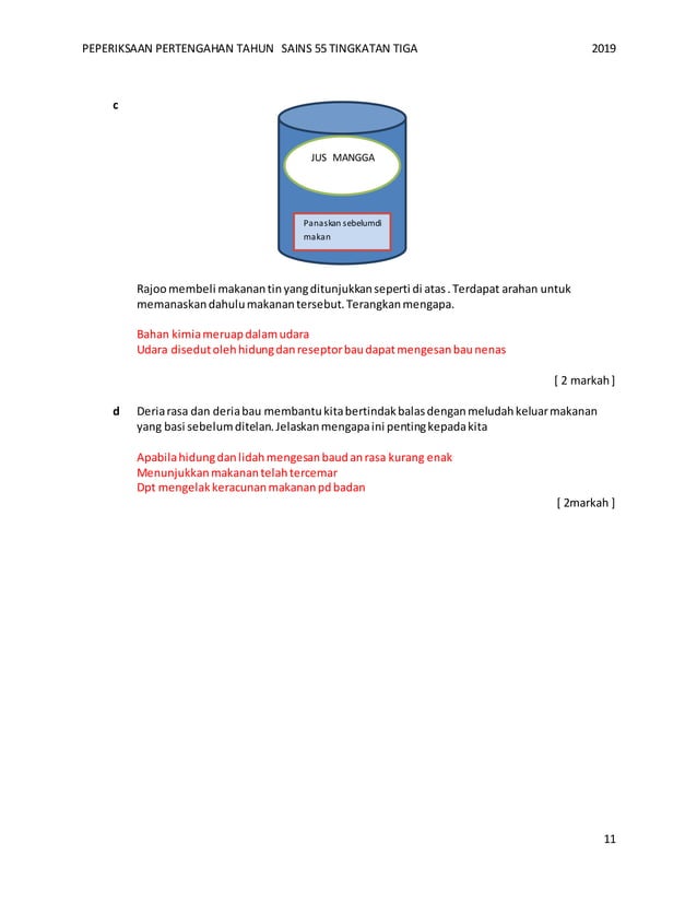 Peperiksaan tengah tahun ting 3 2019 set a skeema | DOCX