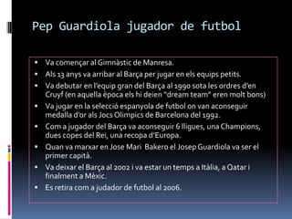 Pep guardiola | PPTX