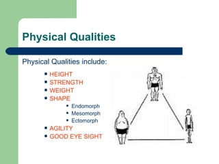 PE Physical and Personal Qualities | PPT
