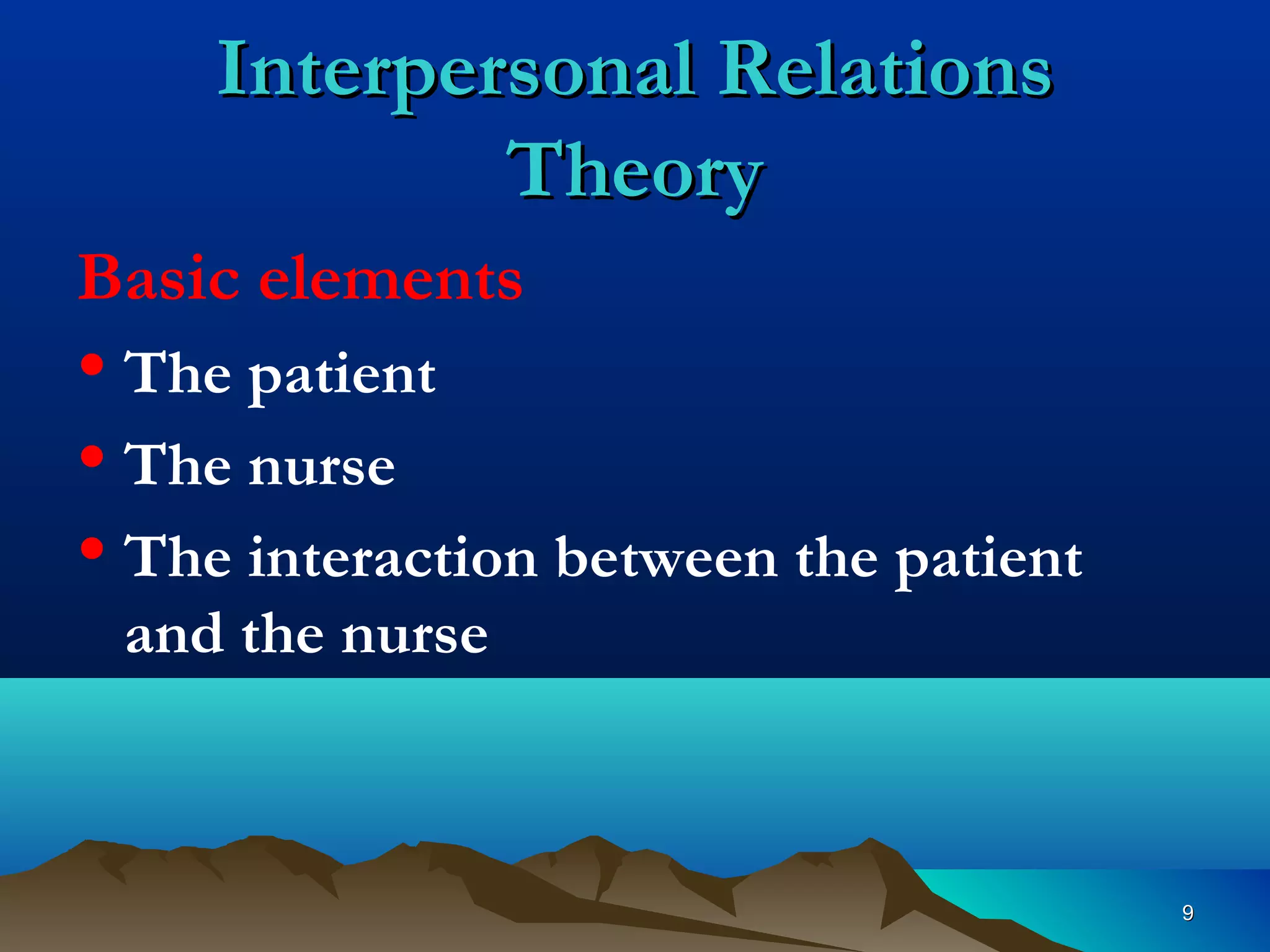 Peplau's Theory | PPT