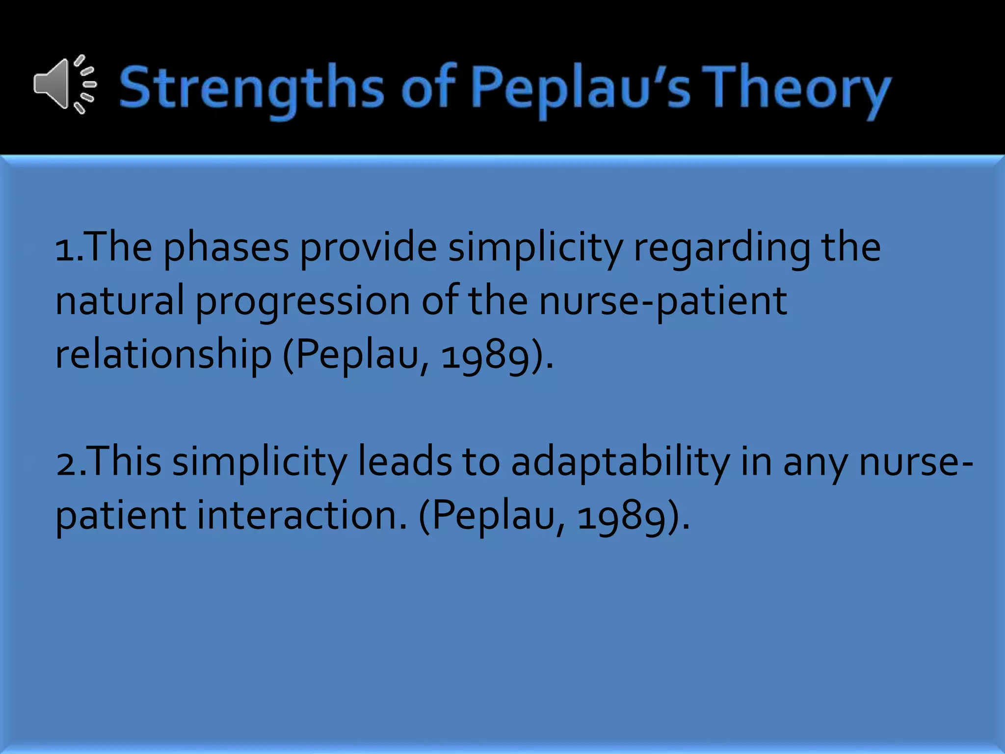 Peplau theory [version.2] | PPTX
