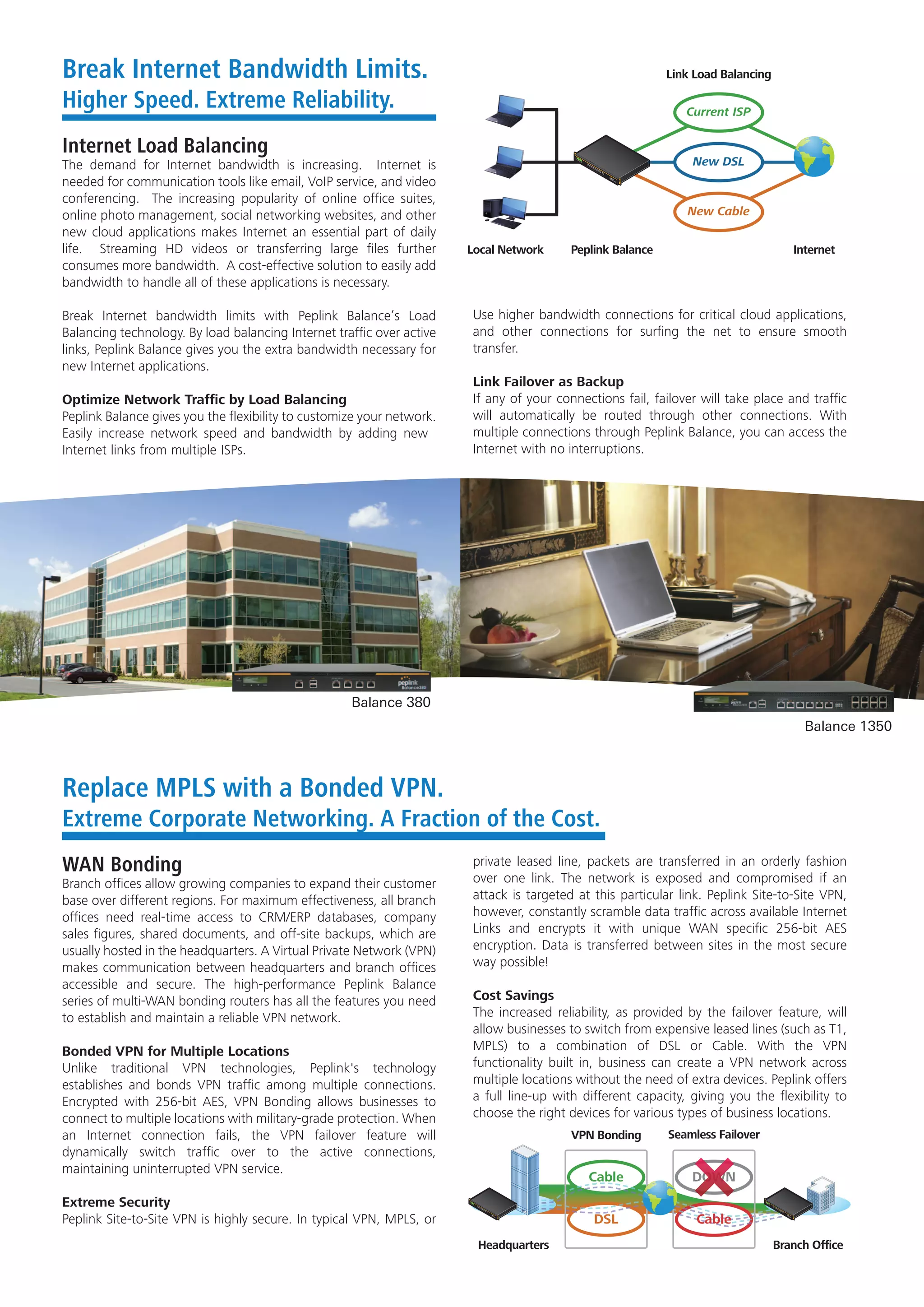 Peplink balance datasheet | PDF | Internet | Computing