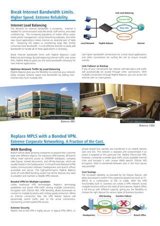 Peplink balance datasheet | PDF | Internet | Computing