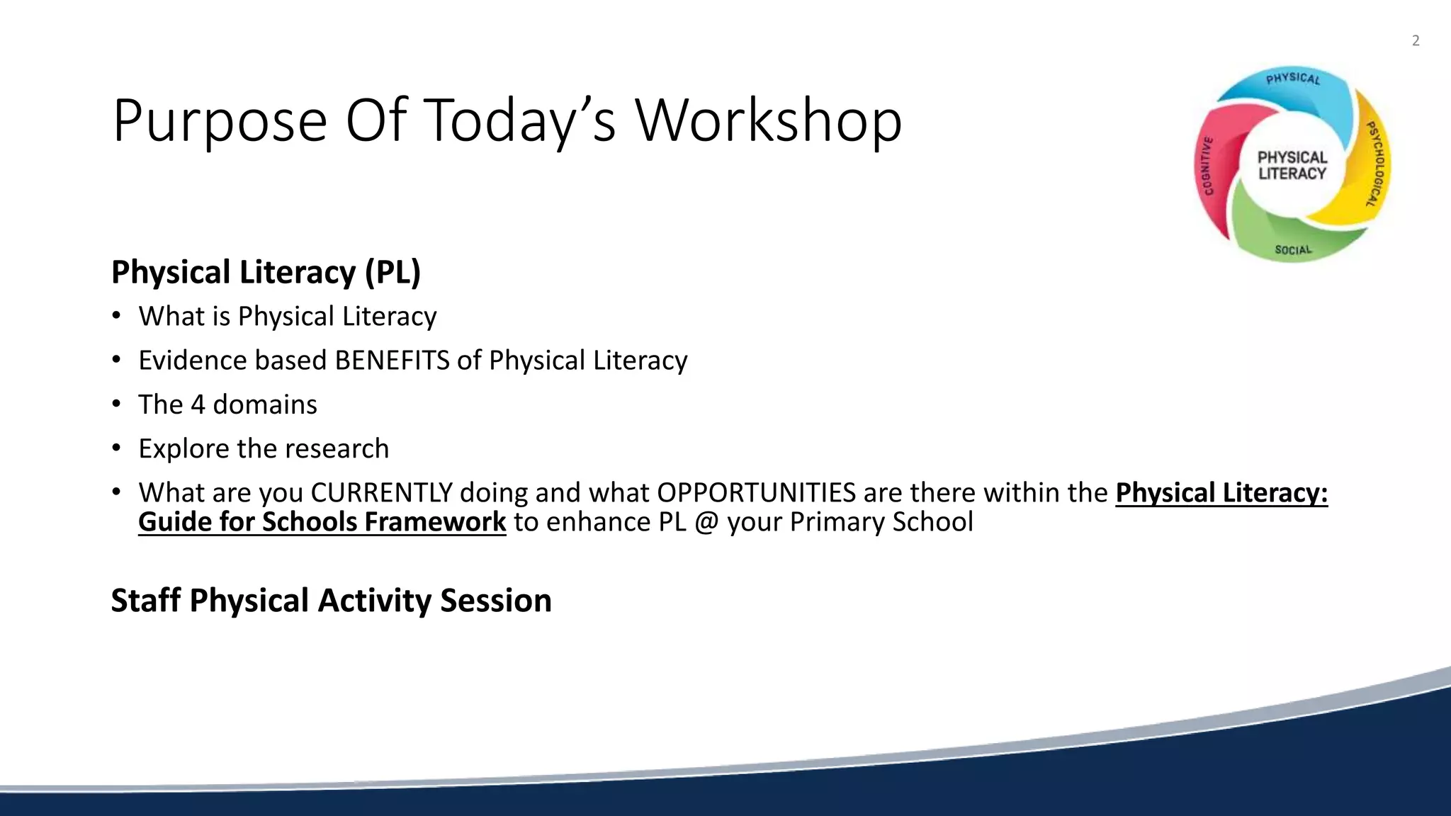 Physical Literacy Workshop | PPTX